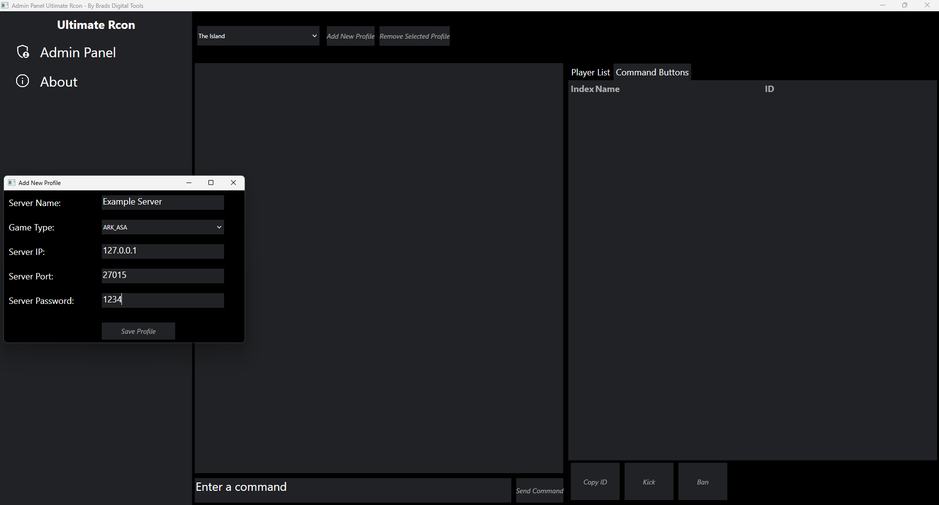 Ultimate Rcon – Brads Digital Tools